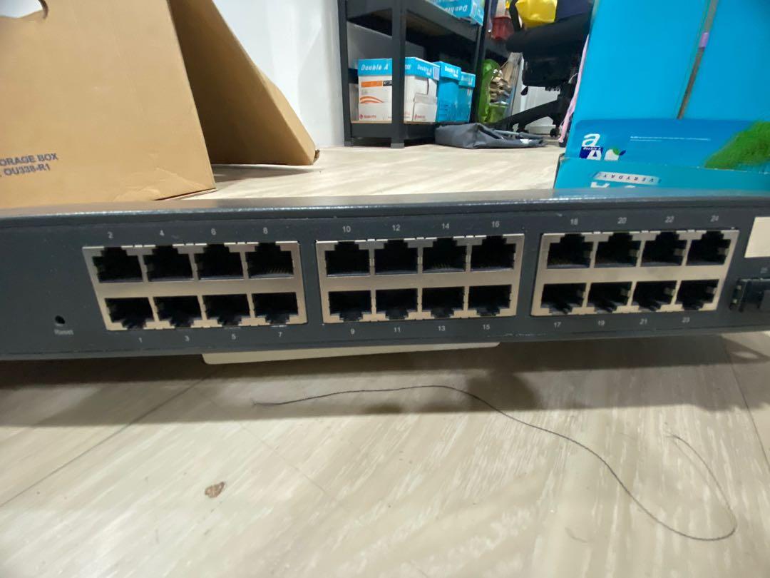 TL-SG2428P JetStream 28-Port Gigabit Smart Switch with 24-Port PoE+ ...