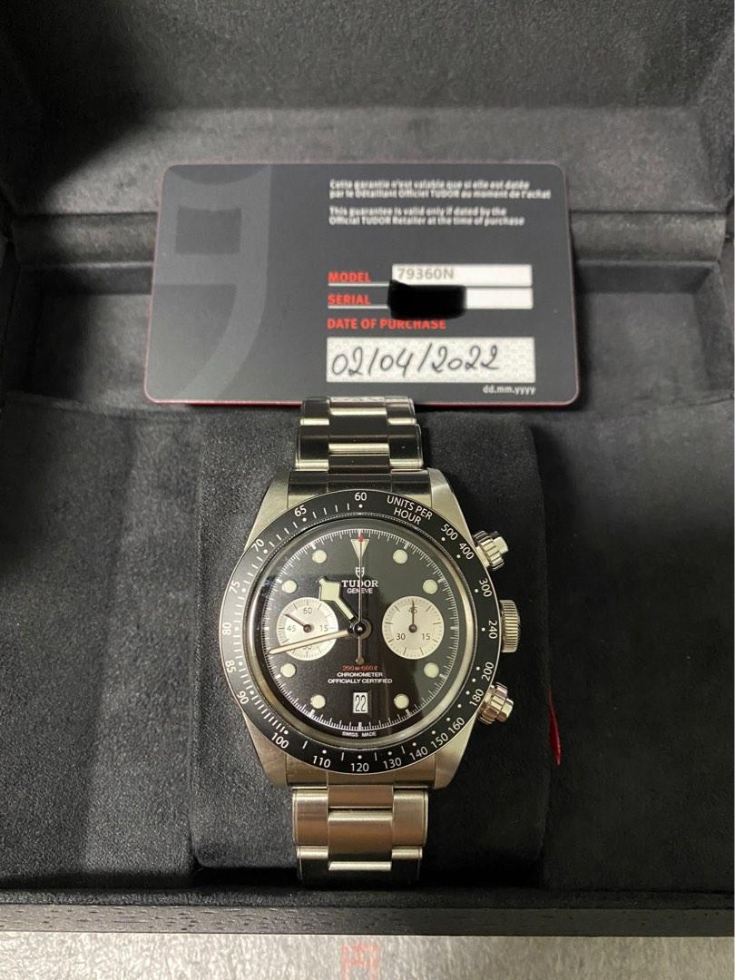 Tudor Black Bay Chrono Reverse Panda 79360N, Luxury, Watches on Carousell
