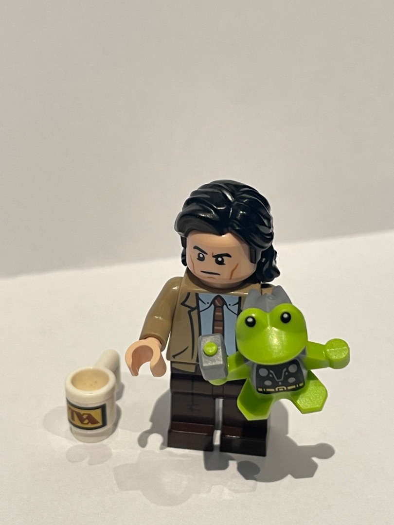 TVA Loki with frog and mug (Lego), Hobbies & Toys, Toys & Games on ...