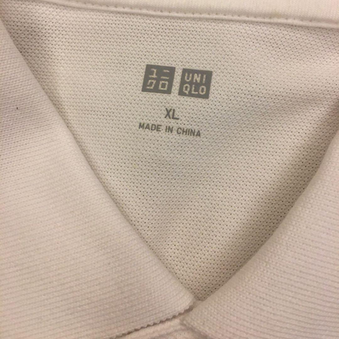 UNIQLO White Polo Shirt, Men's Fashion, Tops & Sets, Tshirts & Polo ...