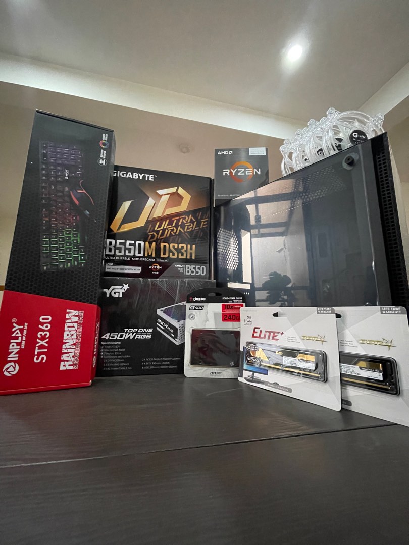 Unit only 5600g with Gigabyte b550m, Computers & Tech, Desktops on ...