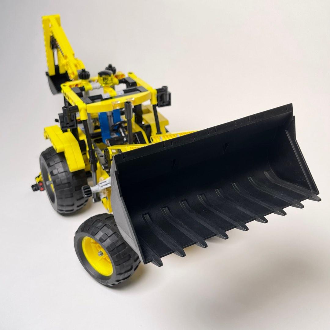 USED - LEGO Technic 8069: Backhoe Loader - Construction Digger 700c CAT ...