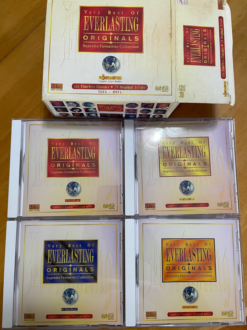 Very best of everlasting CD 4張 （5缺1）, 興趣及遊戲, 音樂、樂器 & 配件, 音樂與媒體 - CD 及 DVD - Carousell