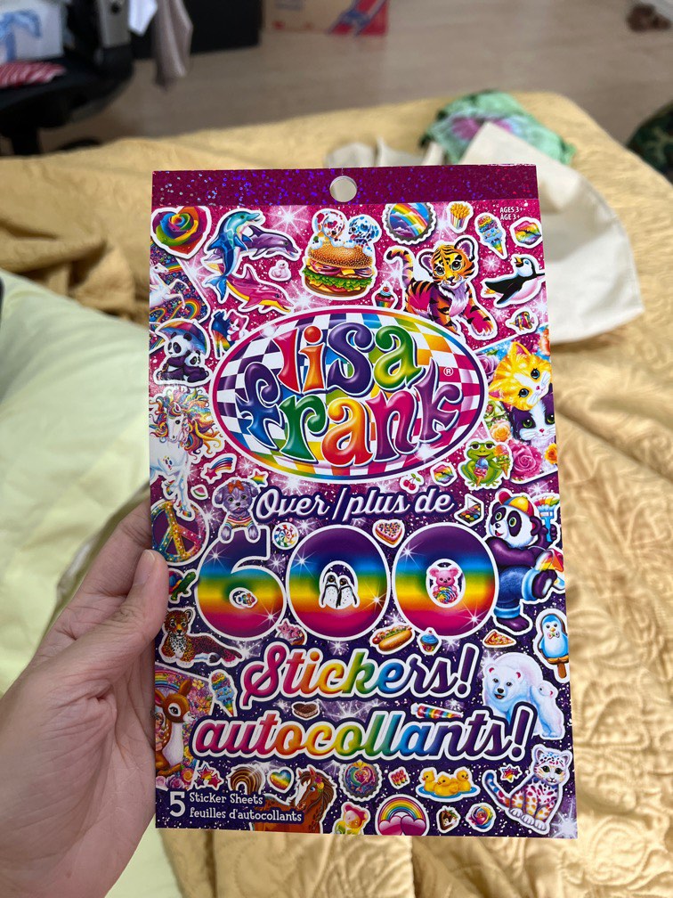 Vintage Lisa Frank Stickers Book, Hobbies & Toys, Stationary & Craft ...