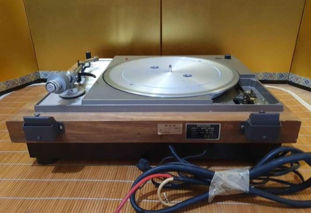 VINTAGE TURNTABLE PLAKA DENON BELT DRIVE PLAYER MTP-702Z no power ...