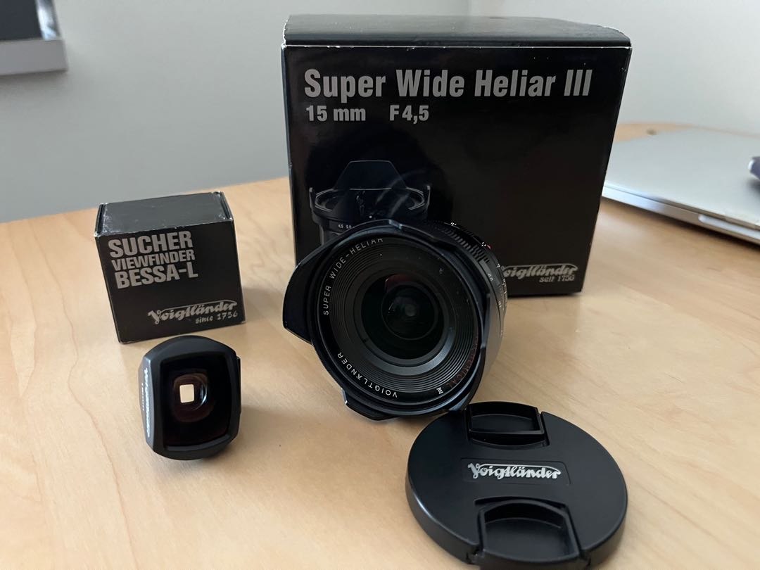 Voigtlander 15mm iii with viewfinder, Photography, Lens & Kits on Carousell