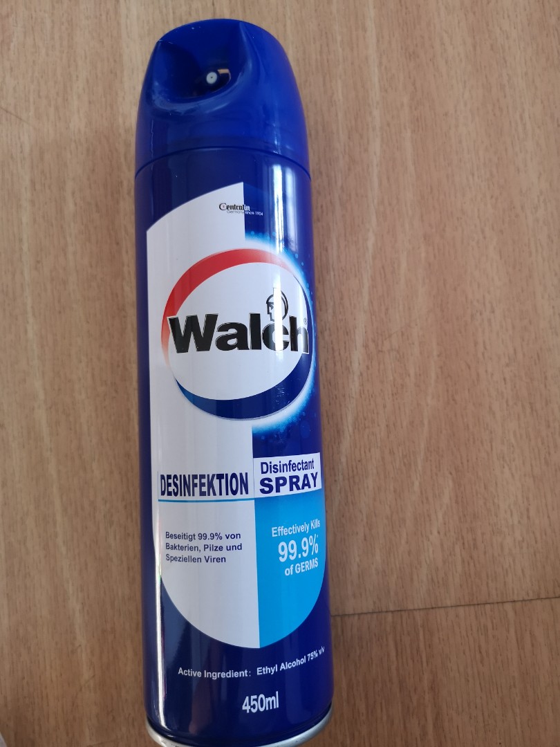 Walch disinfectants alcohol spray, Beauty & Personal Care, Sanitisers ...