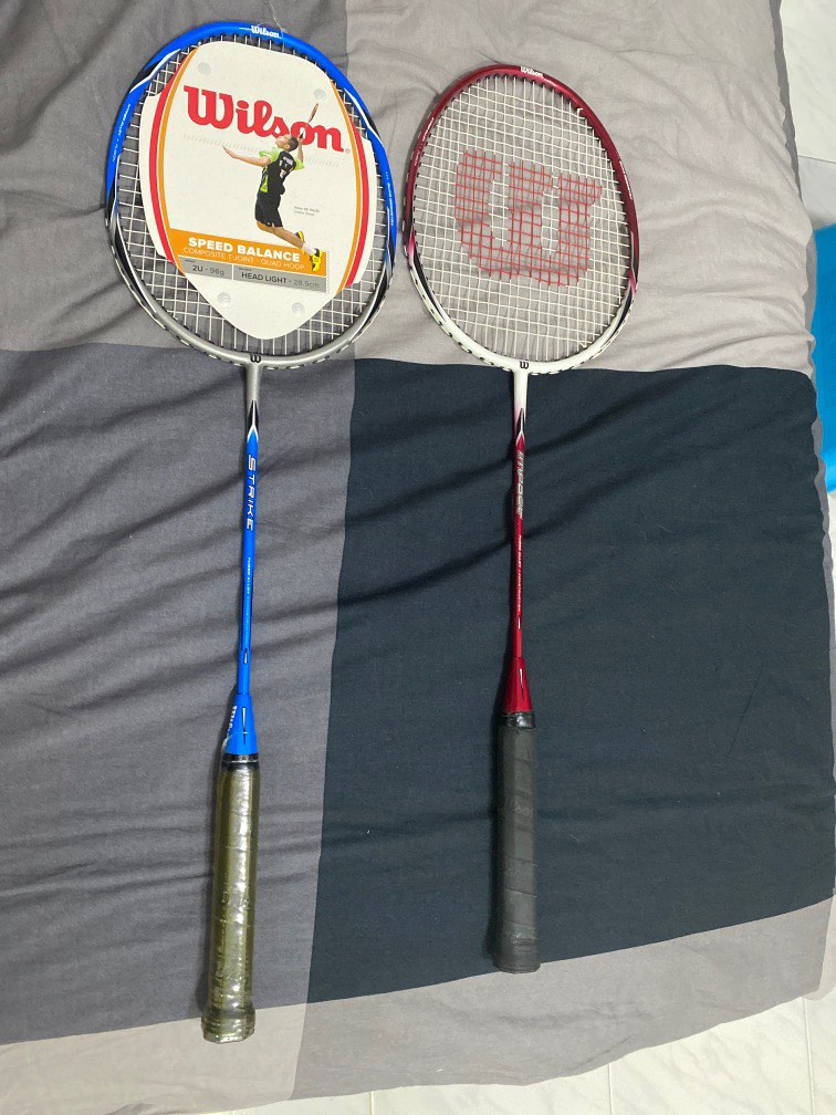 Wilson fussed alloy badminton racket, Sports Equipment, Sports & Games ...