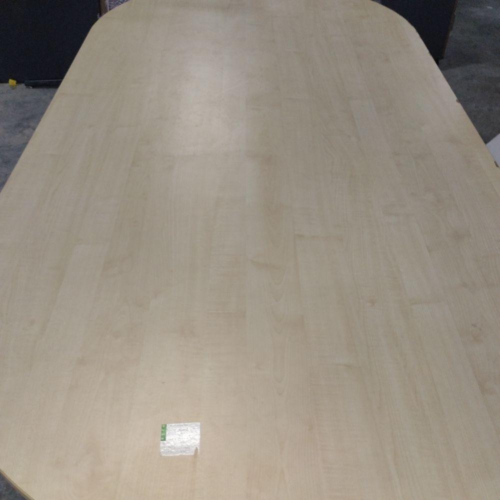 Wooden Oval Shape Office Meeting Table / Meja Mesyuarat Pejabat Bentuk ...