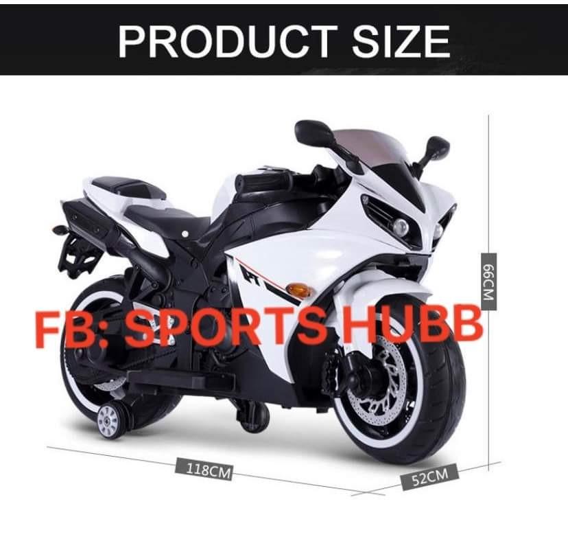 Yamaha R1 Motor Electric Ride On Toy Motorcycle for Kids, Hobbies ...