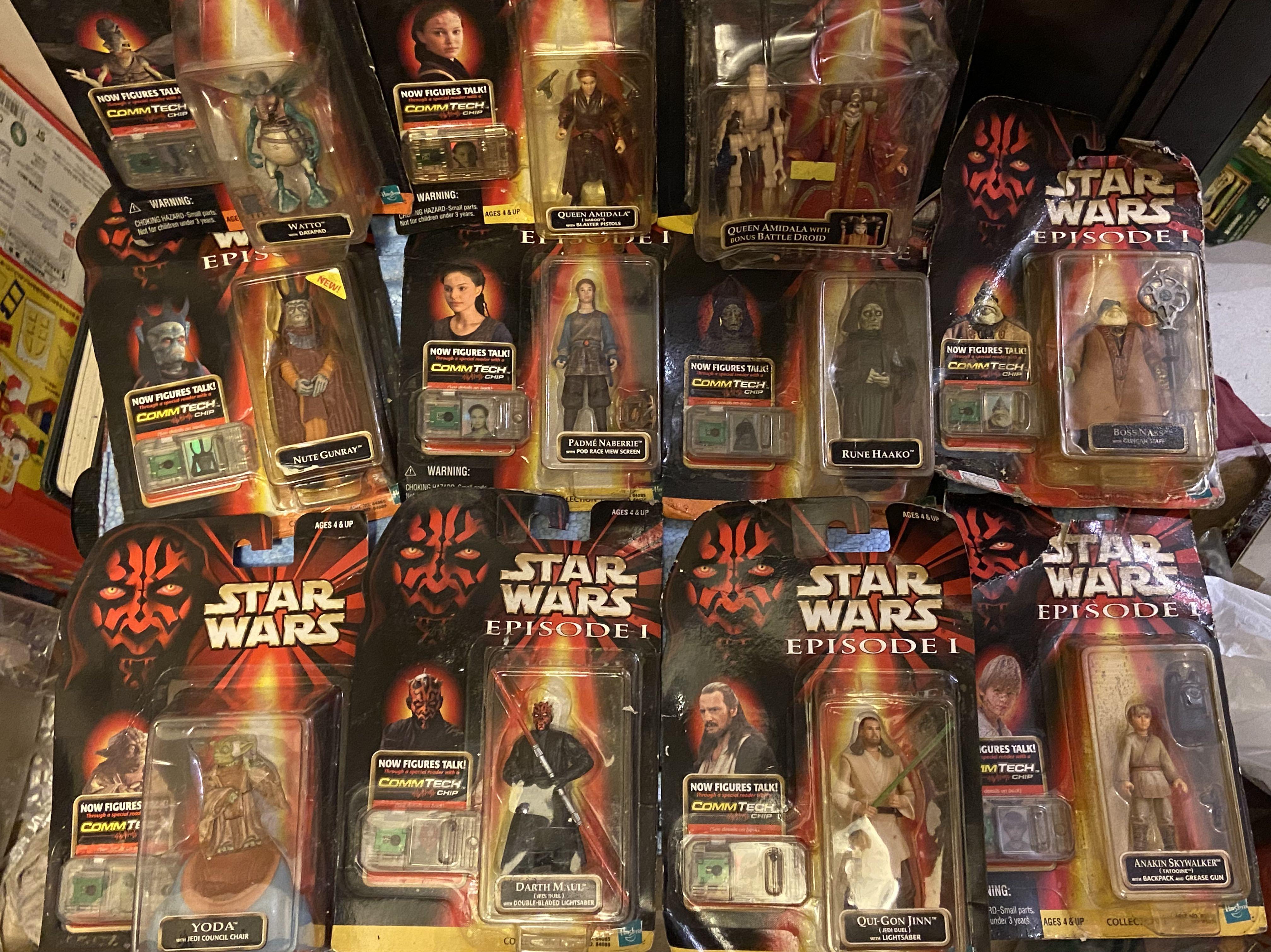 如圖11盒/$400 Kenner 3.75 Star Wars 星球大戰 episode 1 one I watto with ...