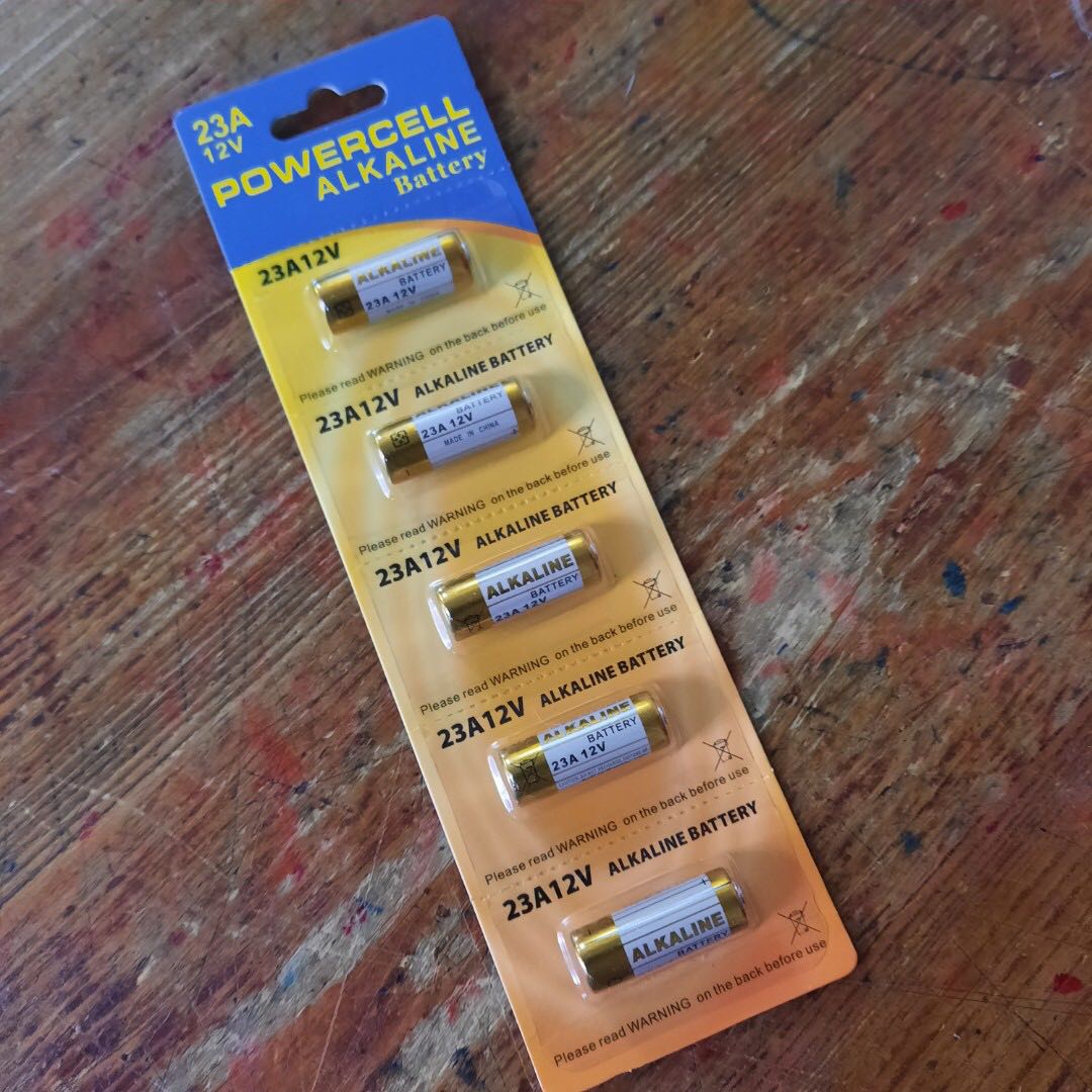 23A 12v cell Alkaline battery 碱性電池 $4粒, 家庭電器, 其他家庭電器 - Carousell