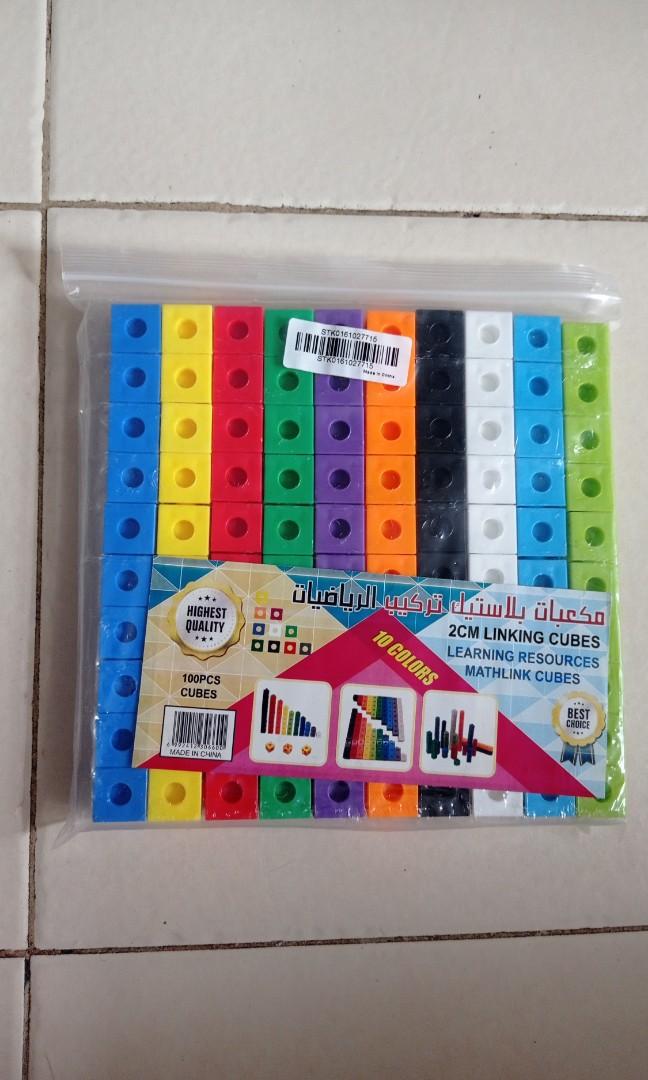 2cm Linking Cubes 10 Colours Hobbies And Toys Toys And Games On Carousell