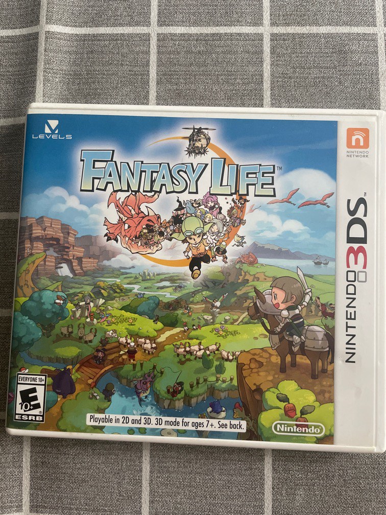 3DS Fantasy Life, Video Gaming, Video Games, Nintendo on Carousell