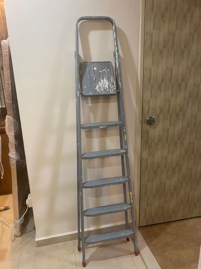 6 steps ladder, Furniture & Home Living, Home Improvement ...