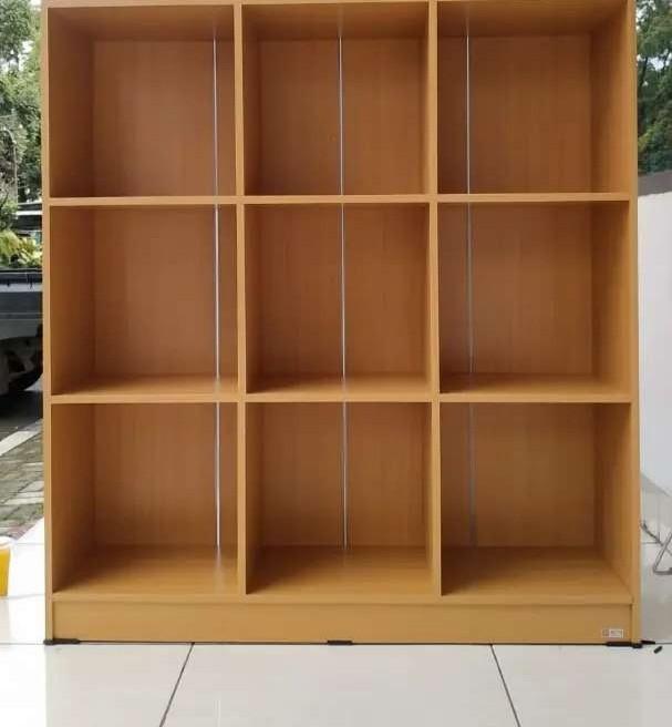 9 compartment book shelf, Furniture & Home Living, Home Improvement ...