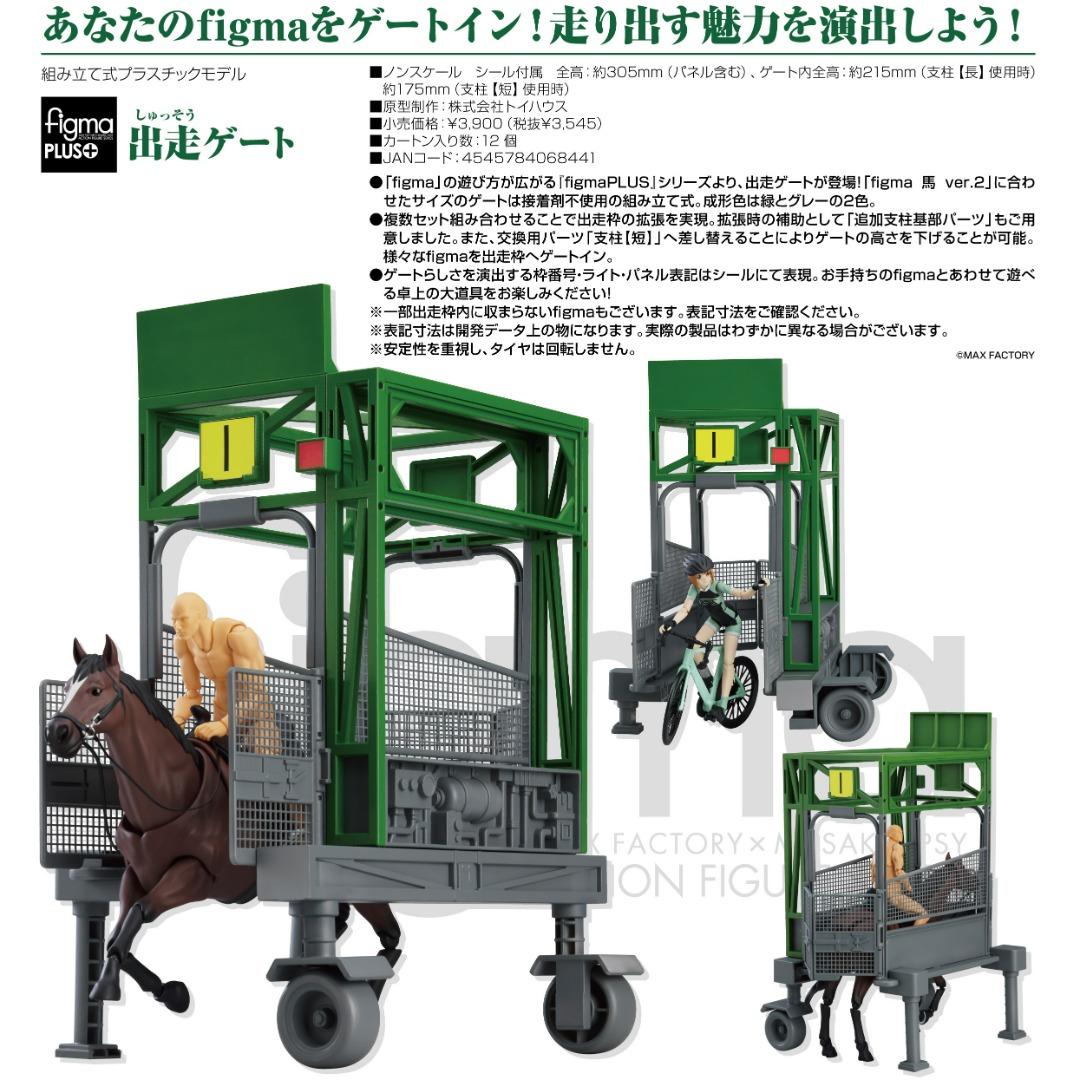 [日版 質保] 起跑閘門 賽馬 組裝模型 figma PLUS Starting Gate, 興趣及遊戲, 玩具 & 遊戲類 - Carousell