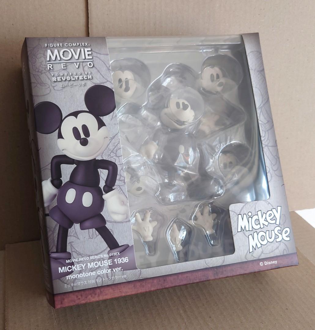 全新 日版 Mickey Mouse 米奇老鼠 1936 Monotone Ver 105MM Movie Revo 山口式 ...
