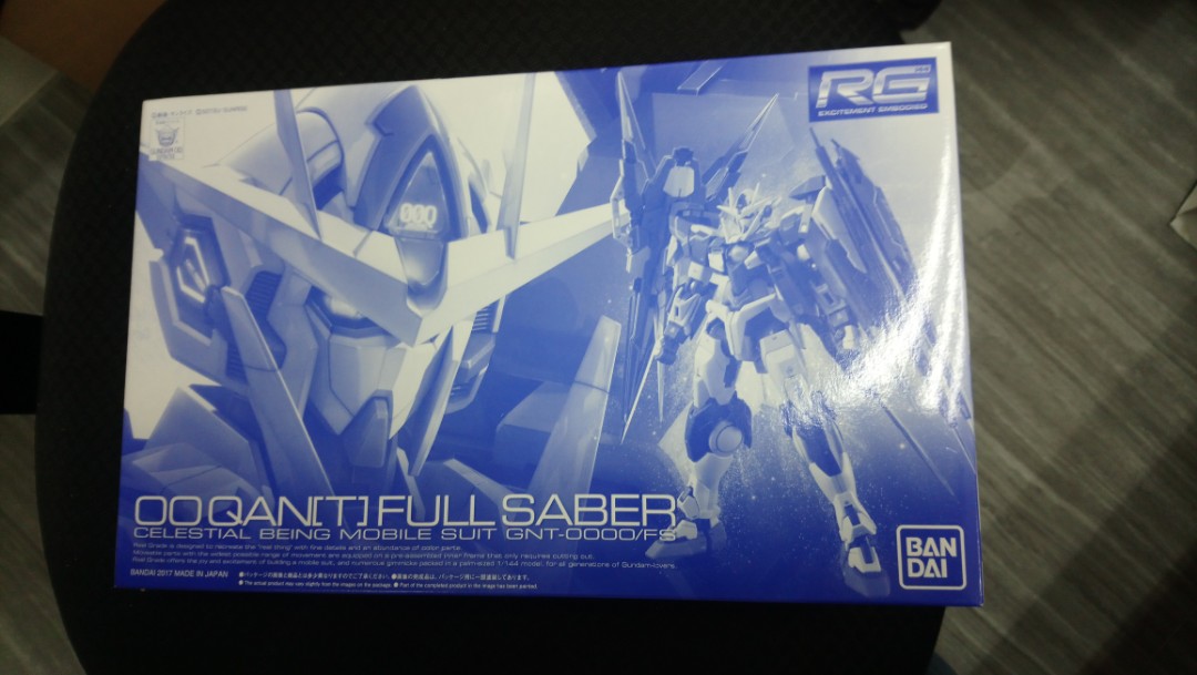 全新 Bandai Gunpla 魂Shop Real Grade RG OO Gundam Qan[t] Full Saber 00 高達 ...