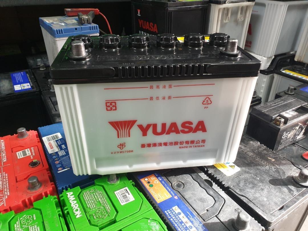 (二手中古電池) YUASA 95D31L-MF 汽車電池 數值漂亮，品項優 堆高機/TUCSON/SANTAFE, 汽機車零配件在旋轉拍賣