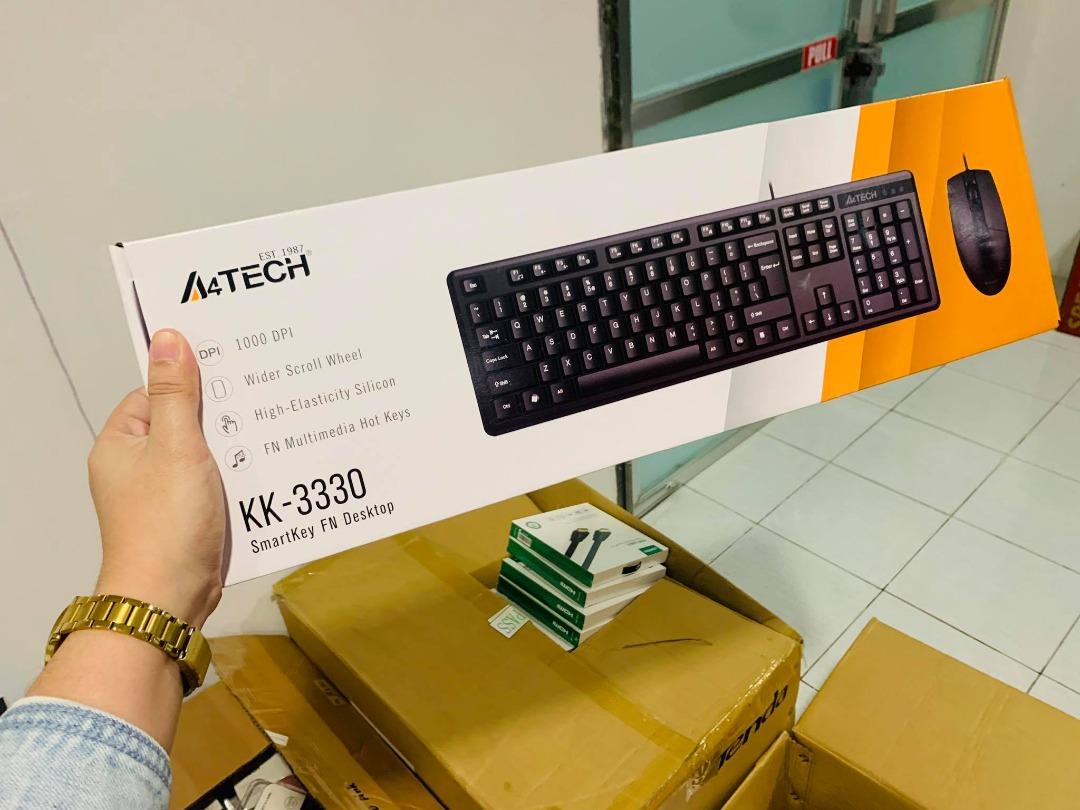 A4Tech KK-3330 Keyboard and Mouse Combo Black USB, Computers & Tech, Parts & Accessories ...