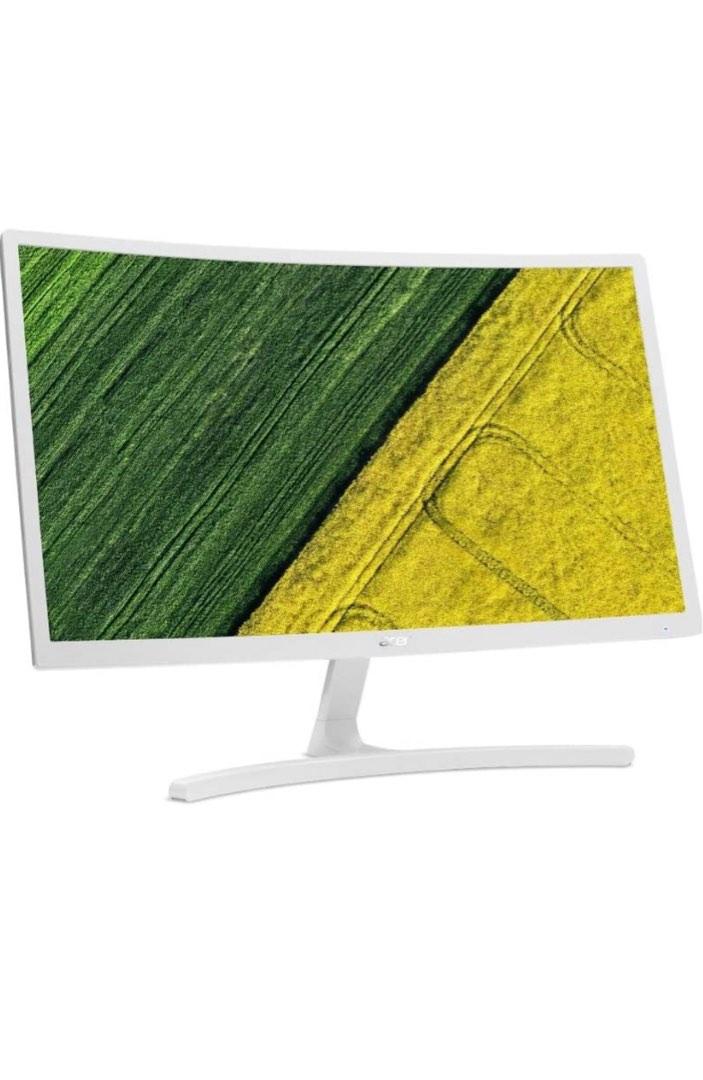 Acer Monitor ED242QR 23.6” White, Computers & Tech, Desktops on Carousell