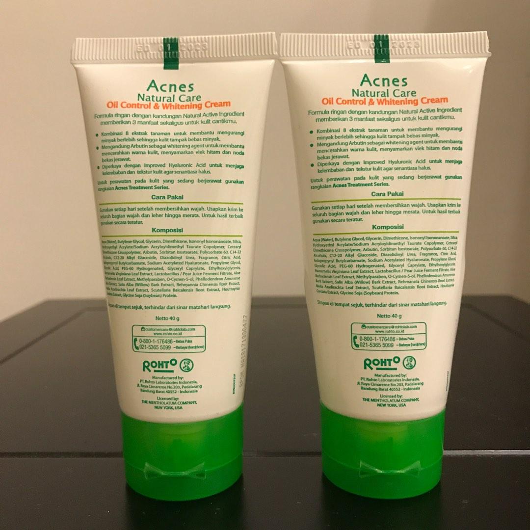 Acnes Cream Oil Control & Whitening, Kesehatan & Kecantikan, Kulit ...