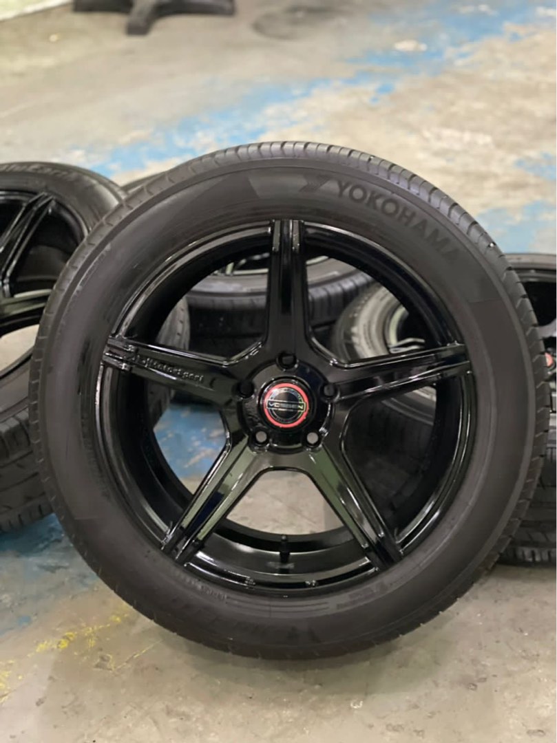 Ad Wheels 17 inch sport rim HRV tyre 80%, Auto Accessories on Carousell