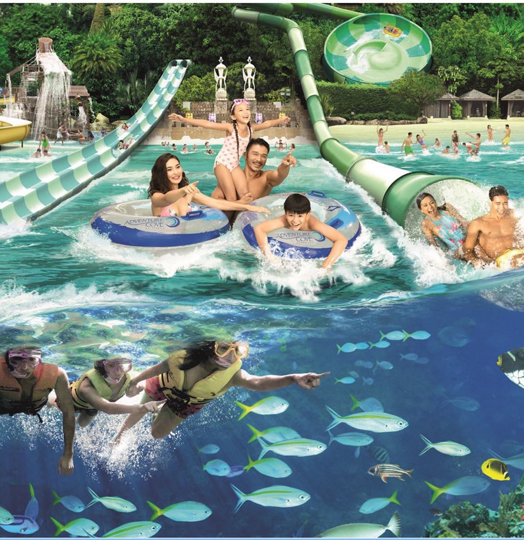 Adventure cove waterpark - child only, Tickets & Vouchers, Local ...