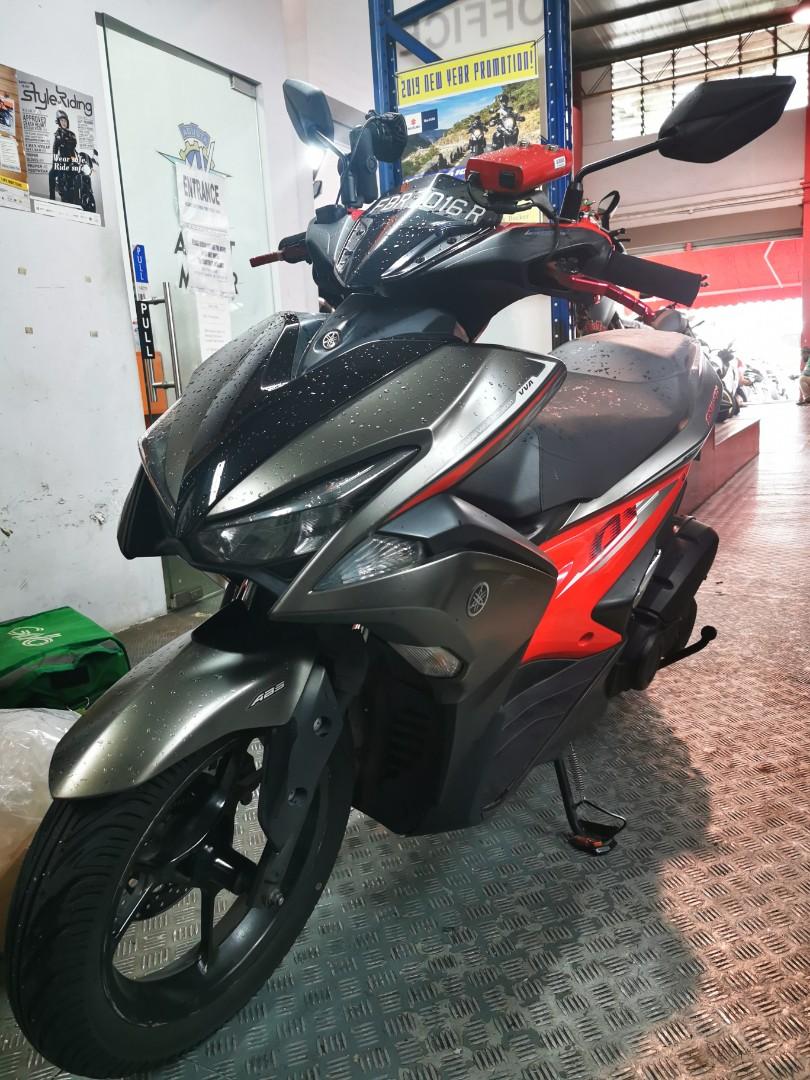 Aerox 155 keyless, Motorcycles, Motorcycles for Sale, Class 2B on Carousell