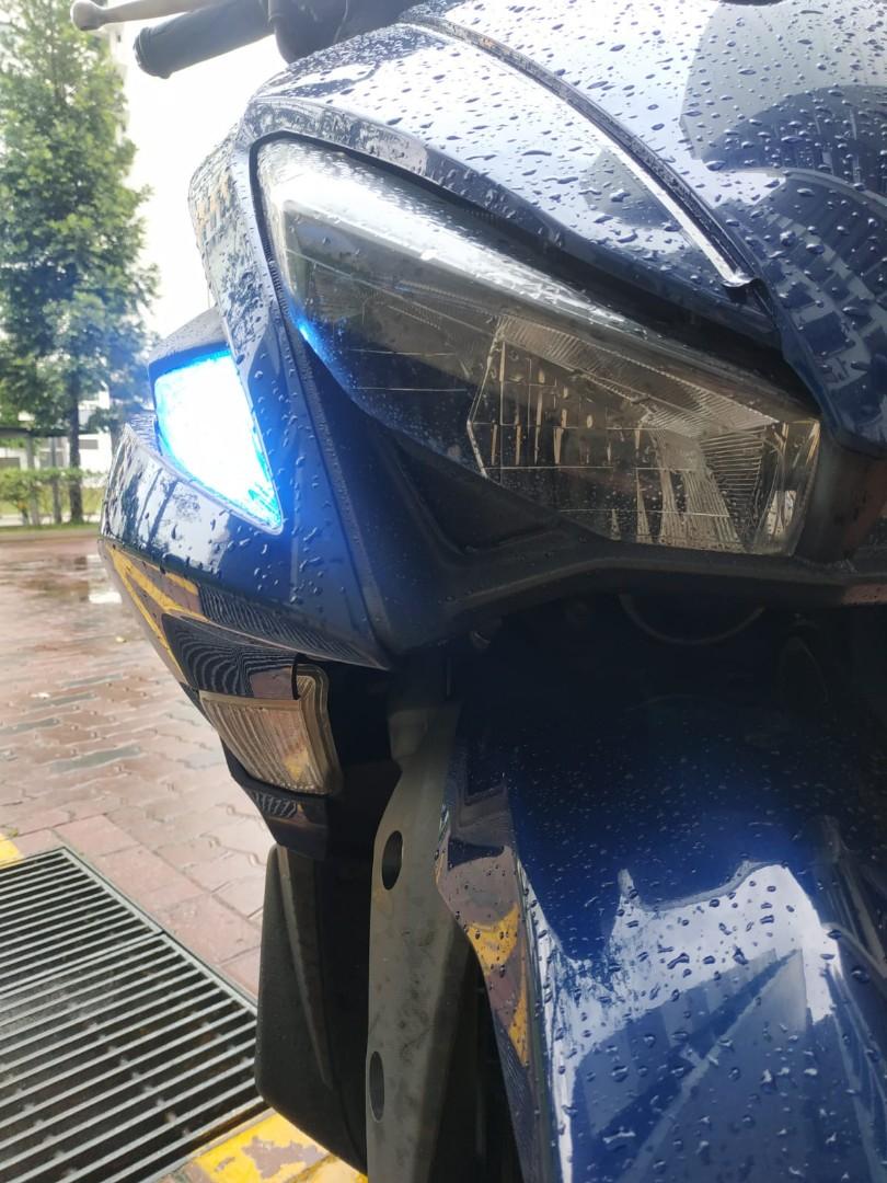 Aerox T10 led pole light, Motorcycles, Motorcycle Accessories on Carousell