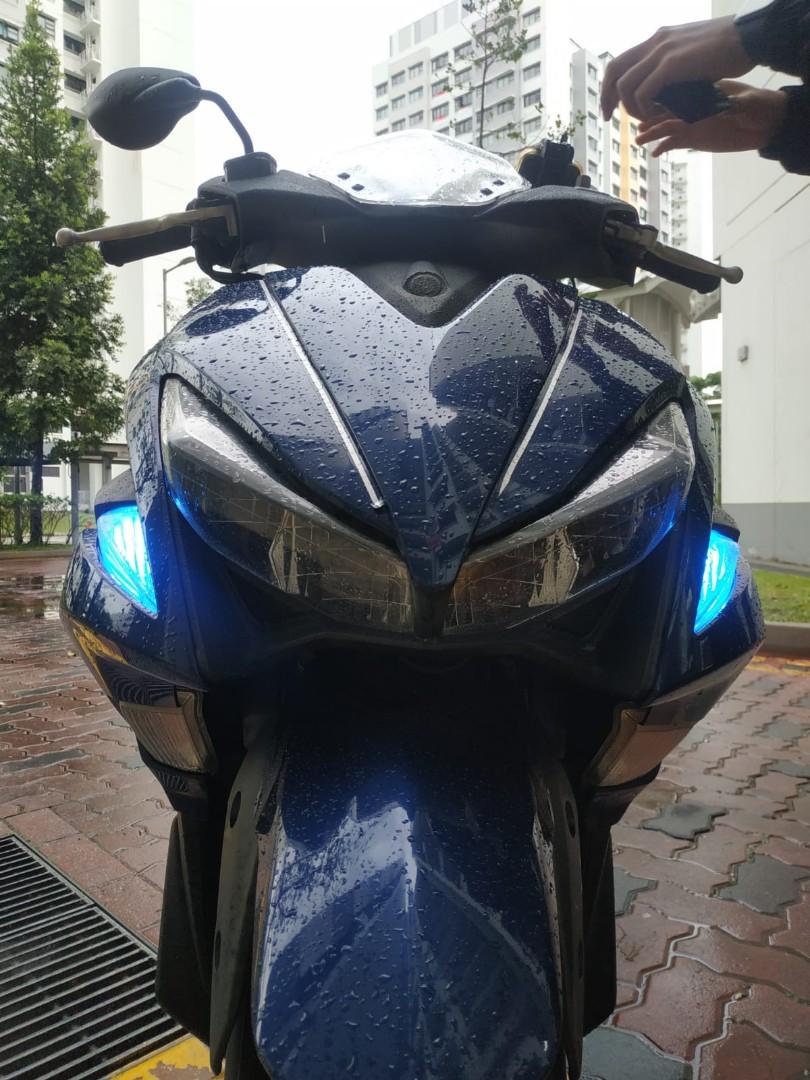 Aerox T10 led pole light, Motorcycles, Motorcycle Accessories on Carousell