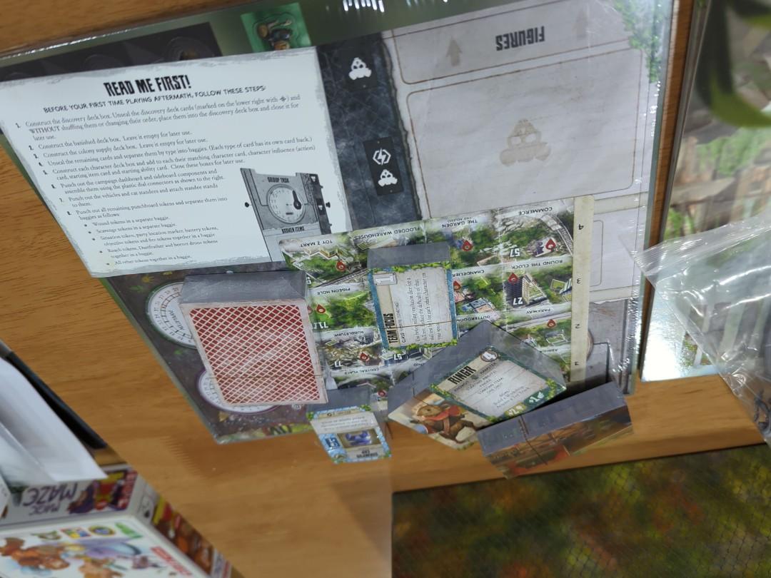 Aftermath boardgame all cards and components still in shrinkwrap ...