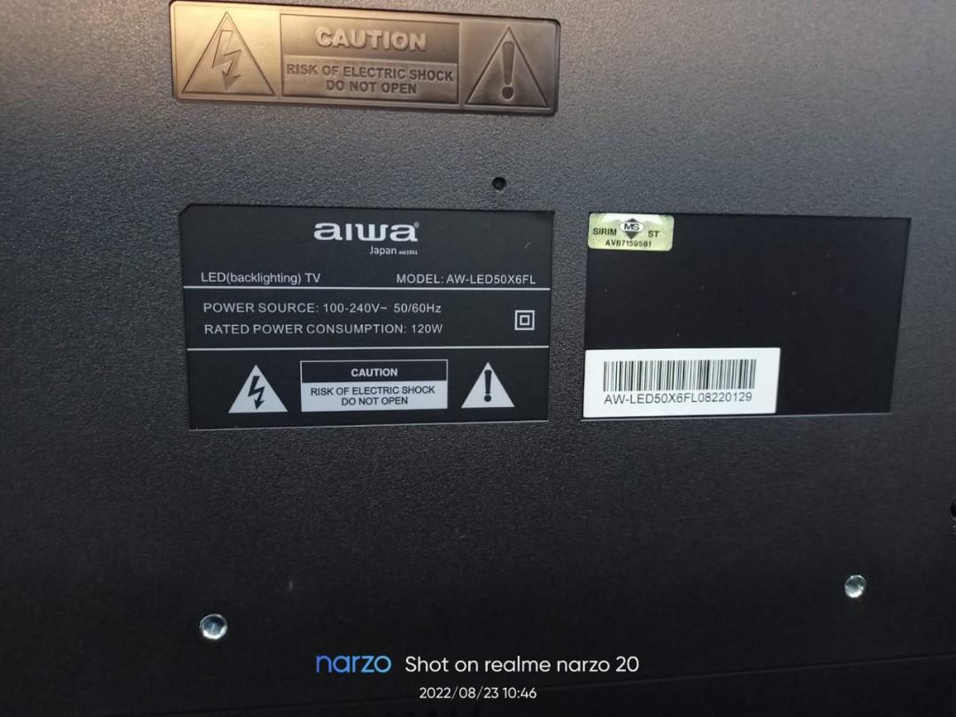 AIWA ANDROID TV 50", TV & Home Appliances, TV & Entertainment, TV on ...