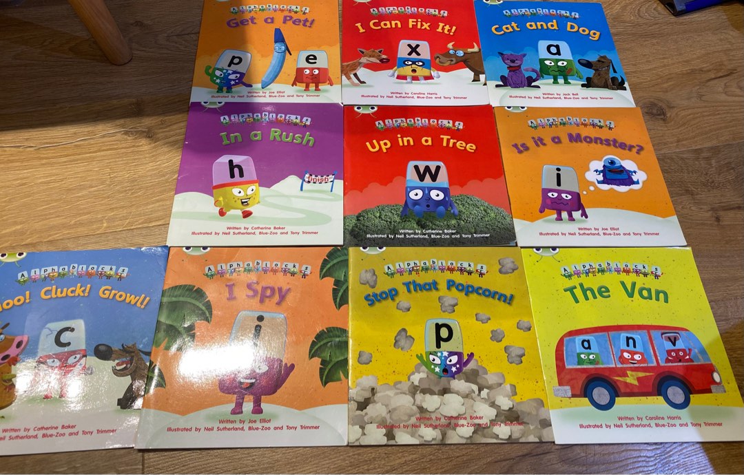 Alphablocks story books( phonics), 興趣及遊戲, 書本 & 文具, 小朋友書 - Carousell