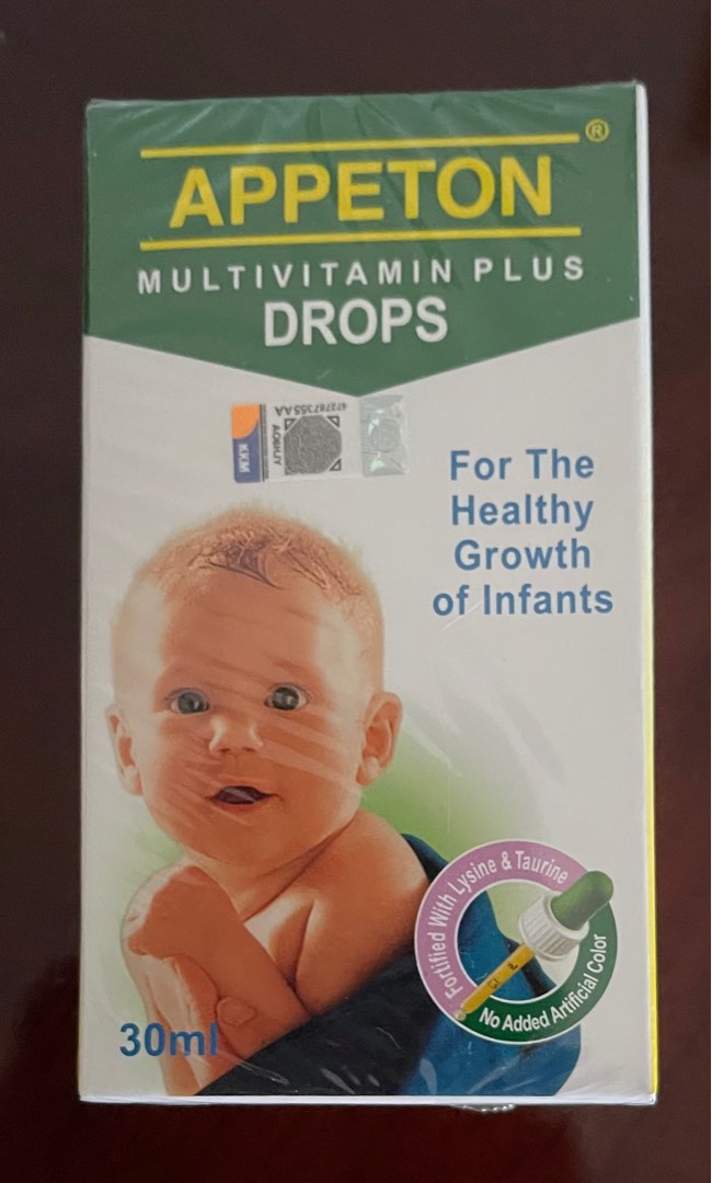 APPETON MULTIVITAMIN PLUS INFANT DROP (30ML), Health & Nutrition ...