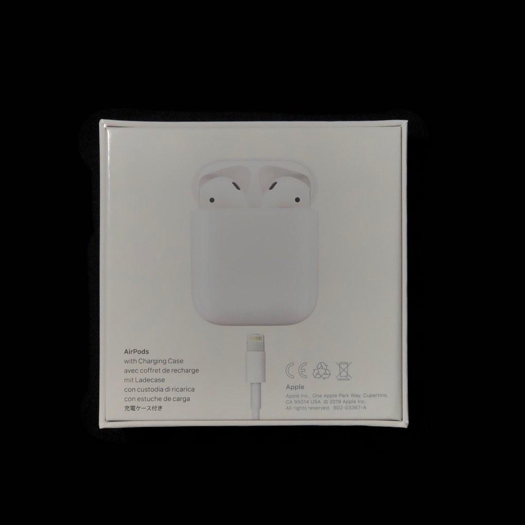 Apple 蘋果 Airpods 2 第二代 H1 晶片有線充電盒版 全新未拆封 藍芽 藍牙 無線耳機 有線 耳機及錄音音訊設備 耳機在旋轉拍賣