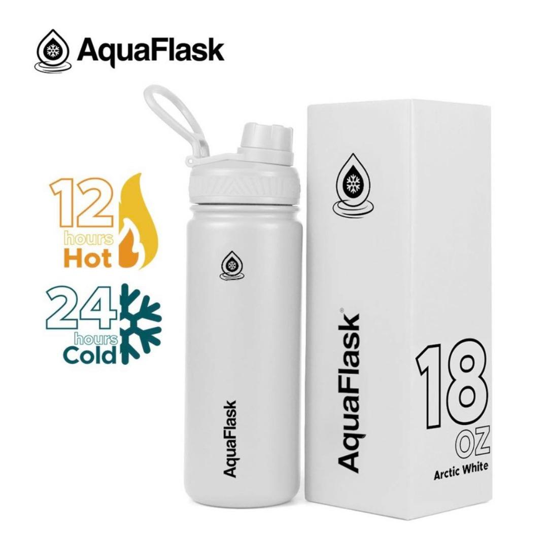AQUAFLASK ORIGINAL 18oz Hot and Cold Vacuum - Insulated water bottle ...
