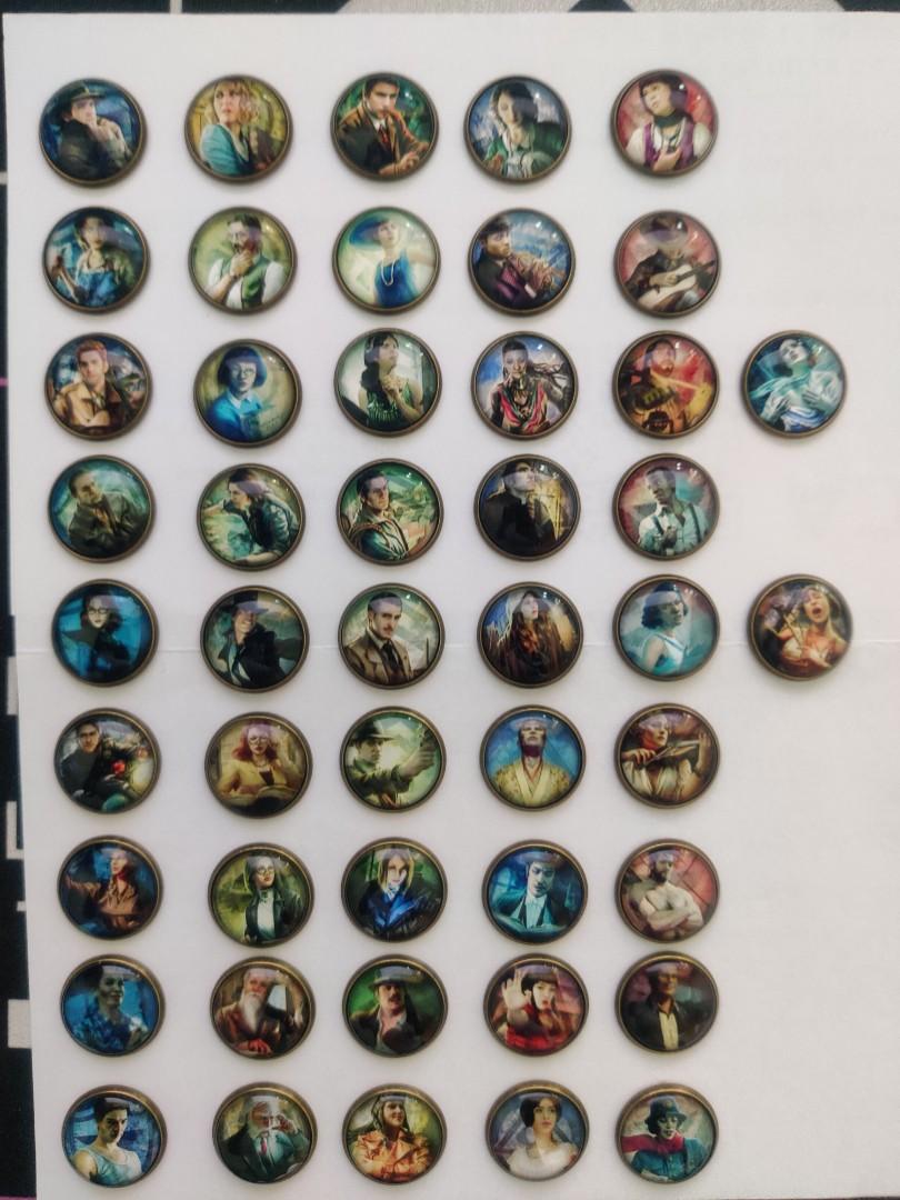 Arkham Horror Investigator Tokens, Hobbies & Toys, Toys & Games on ...
