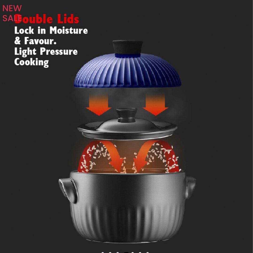 ASD 3.5L TORNADO CLAYPOT CASSEROLE HP35TCP, Furniture & Home Living ...