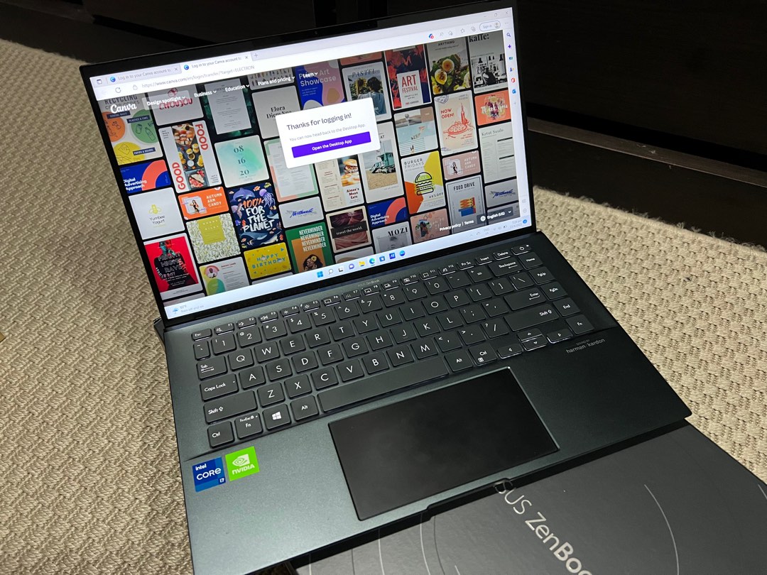 Gaming Laptop (Asus Zenbook 14 UX435E Touch Screen )( i7-1165G7 16gb ...