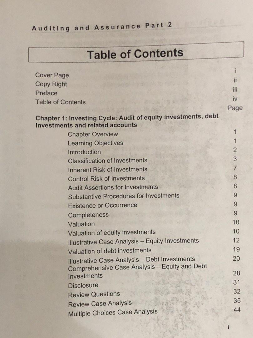 Auditing And Assurance Concepts And Application Part 2 2021 Ed