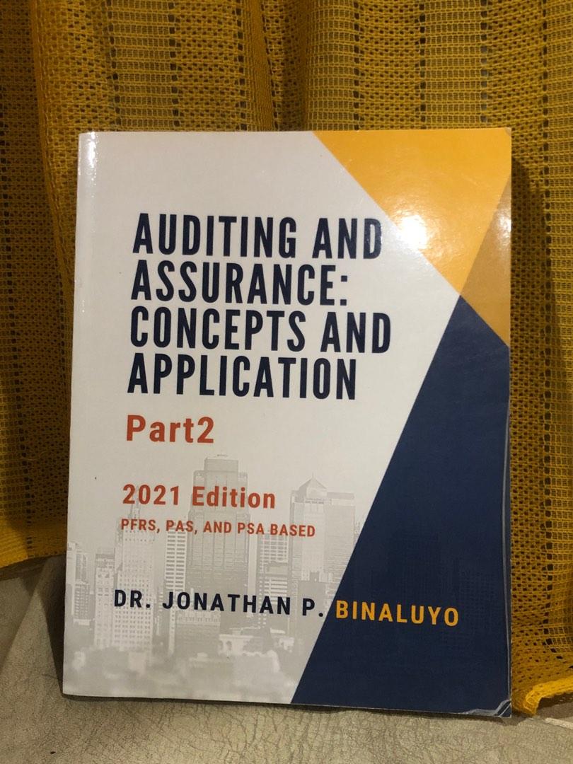 Auditing And Assurance Concepts And Application Part 2 2021 Ed