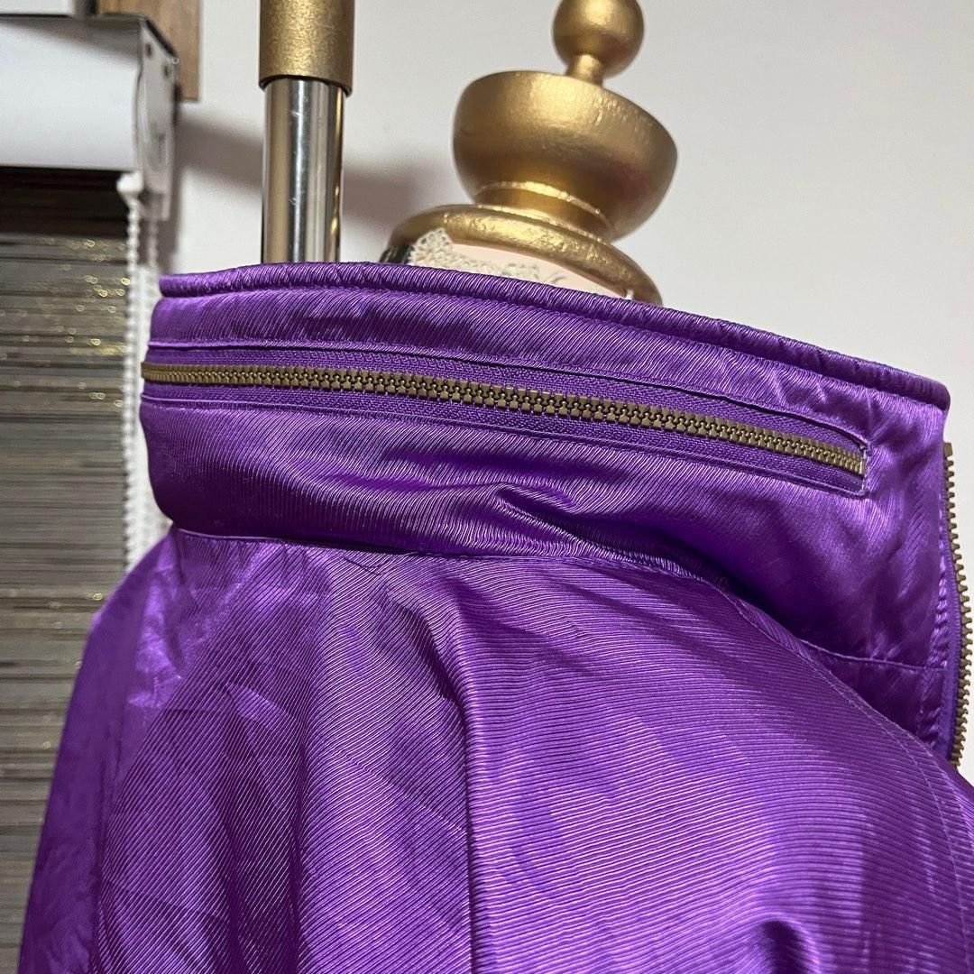 Authentic KAPPA purple violet windbreaker bomber motorcycle jacket ...