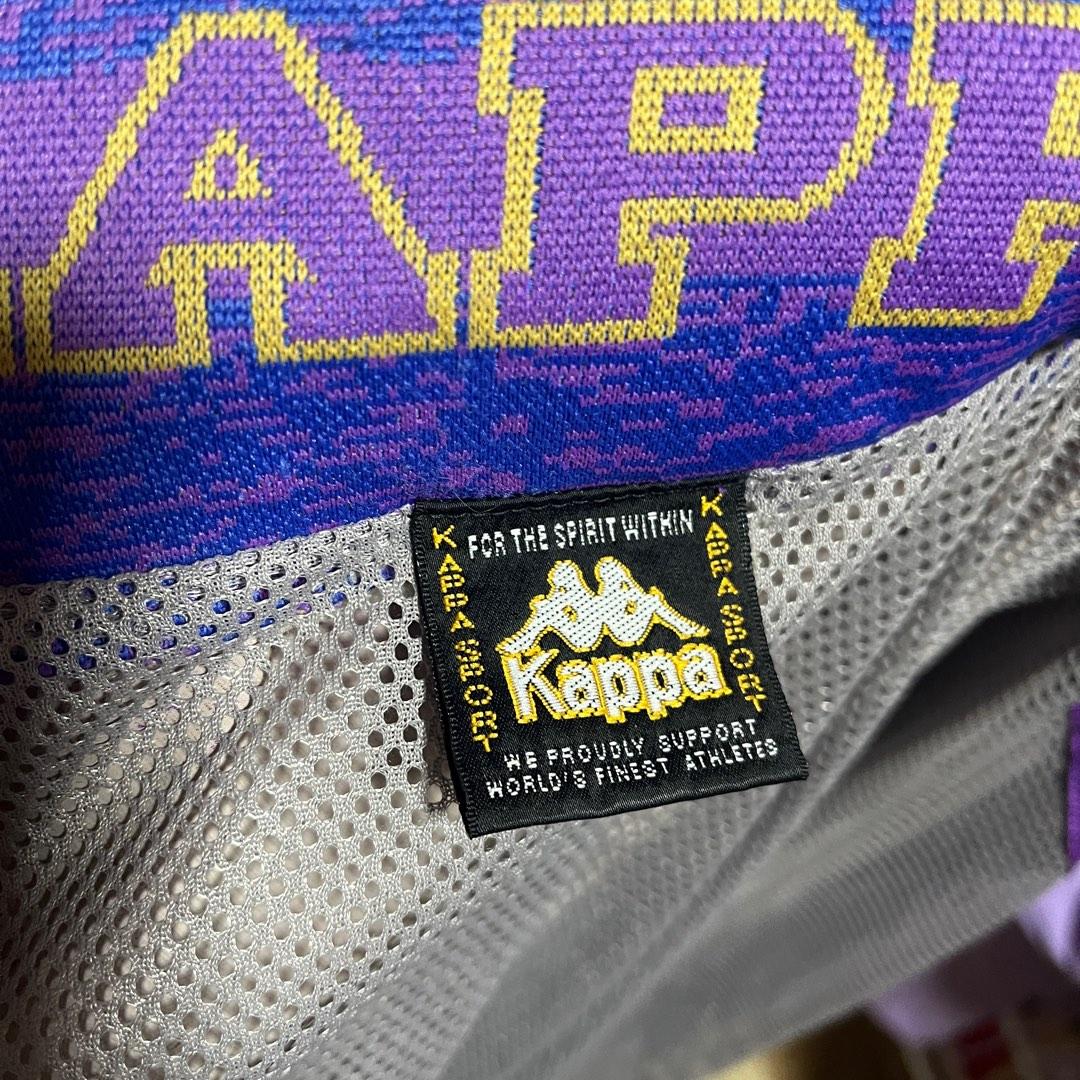 Authentic KAPPA purple violet windbreaker bomber motorcycle jacket ...
