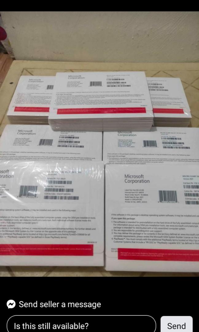 Available Microsoft Windows 10, Computers & Tech, Desktops on Carousell