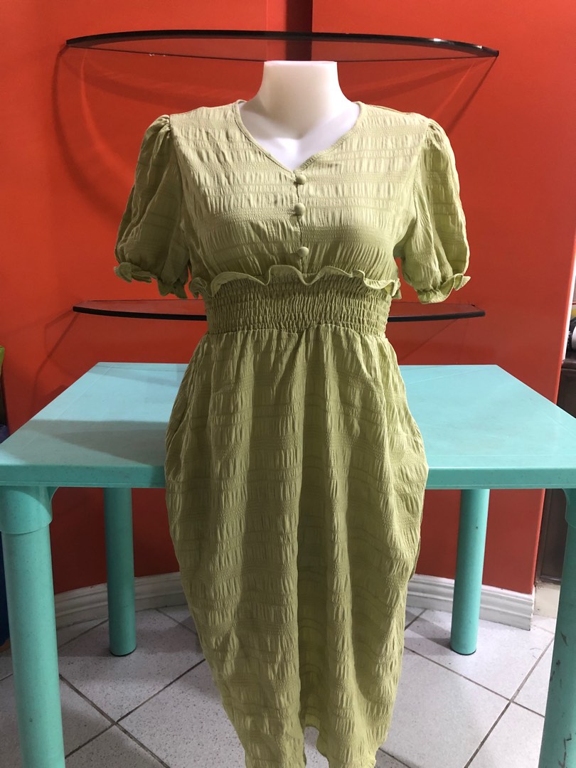 Avocado colored dress, Women's Fashion, Dresses & Sets, Dresses on ...
