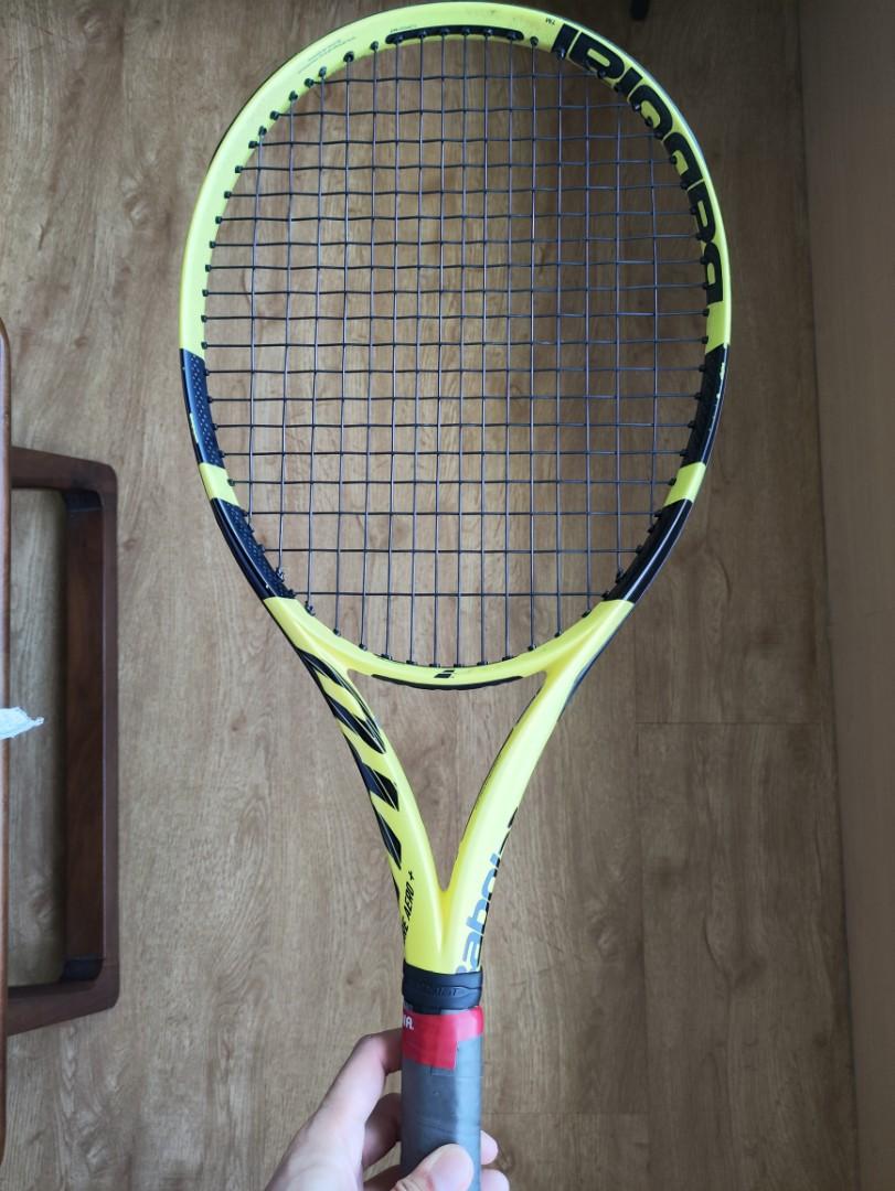 Babolat Pure Aero Plus (Recently restrung RPM Blast), Sports Equipment ...