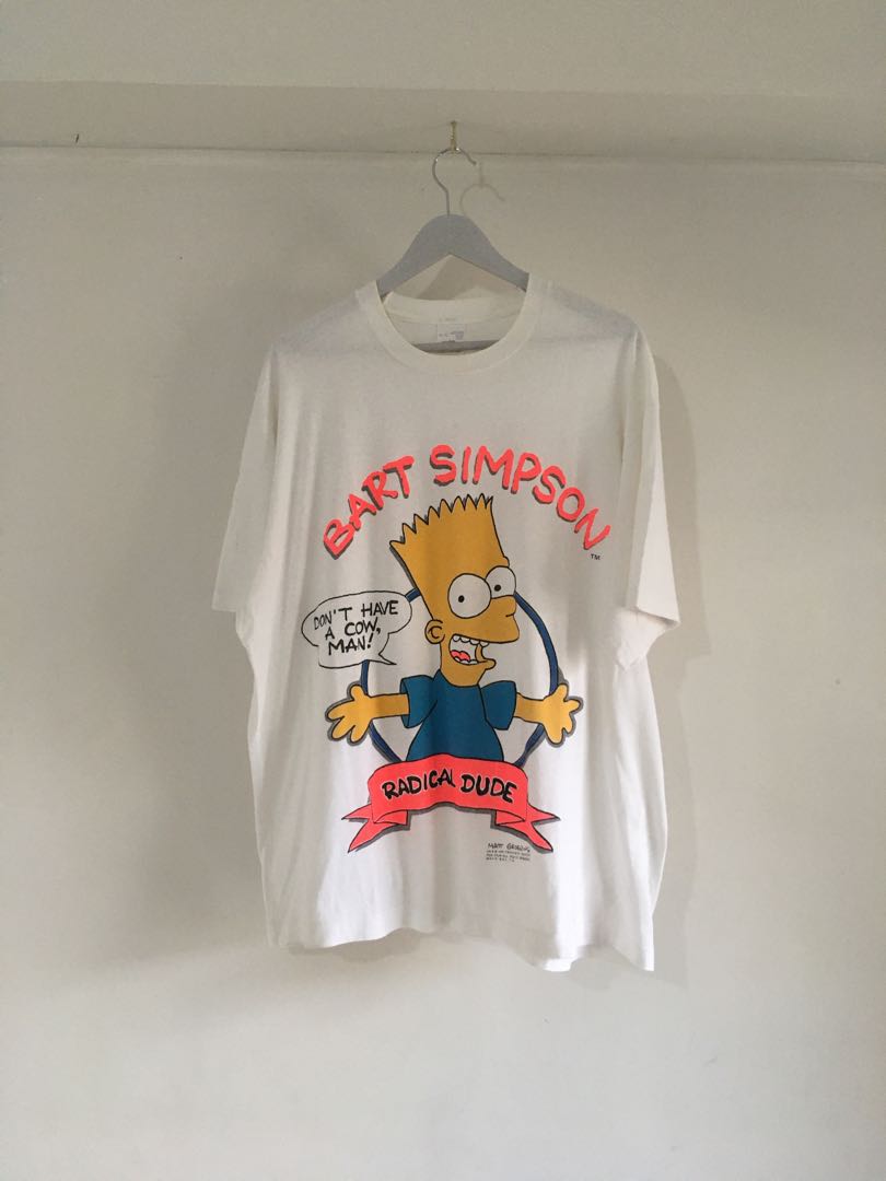 Bart Simpson 1990, Men's Fashion, Tops & Sets, Tshirts & Polo Shirts on ...