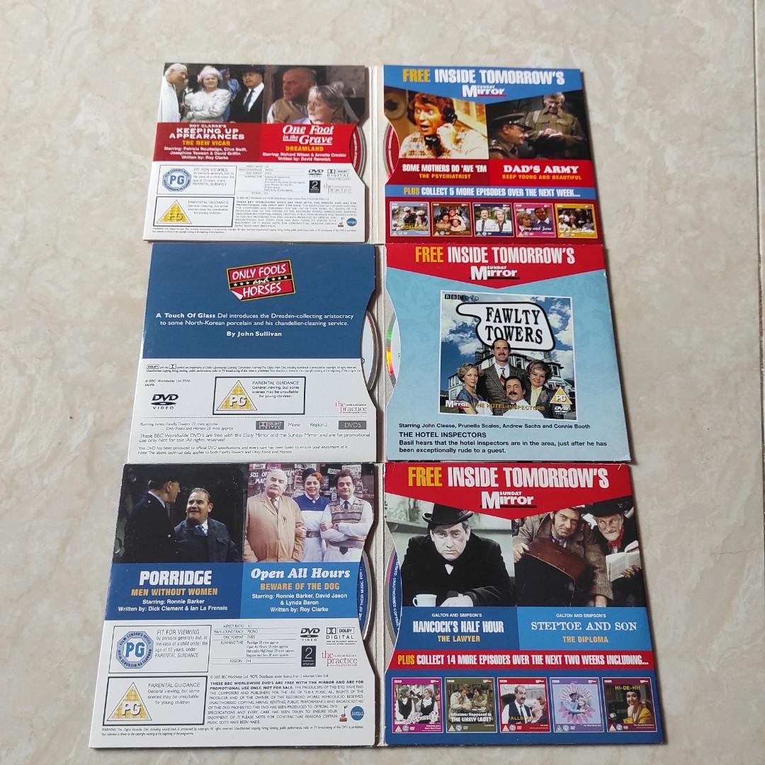 BBC British Sitcom comedy double DVD @ 145 each, Hobbies & Toys, Music ...